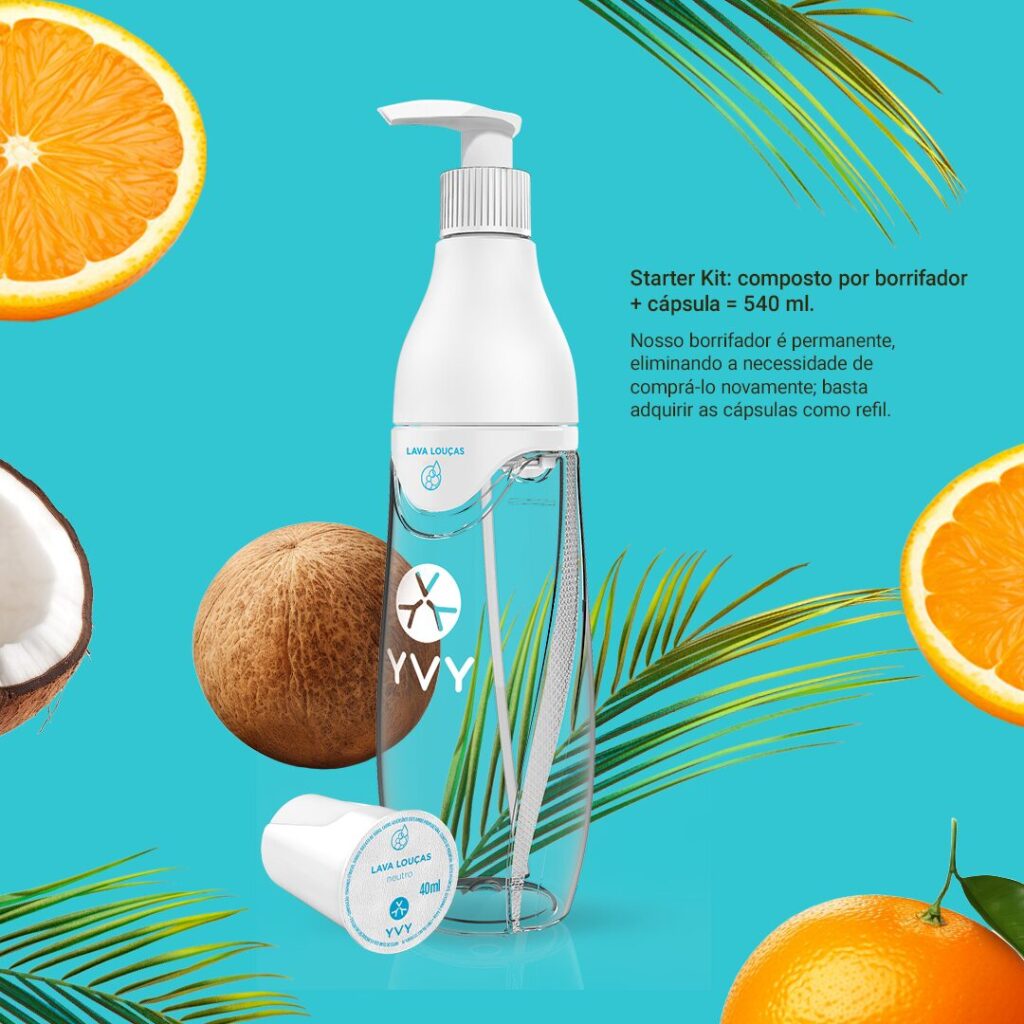 Produtos De Limpeza Natural: Cápsulas Recicláveis | YVY